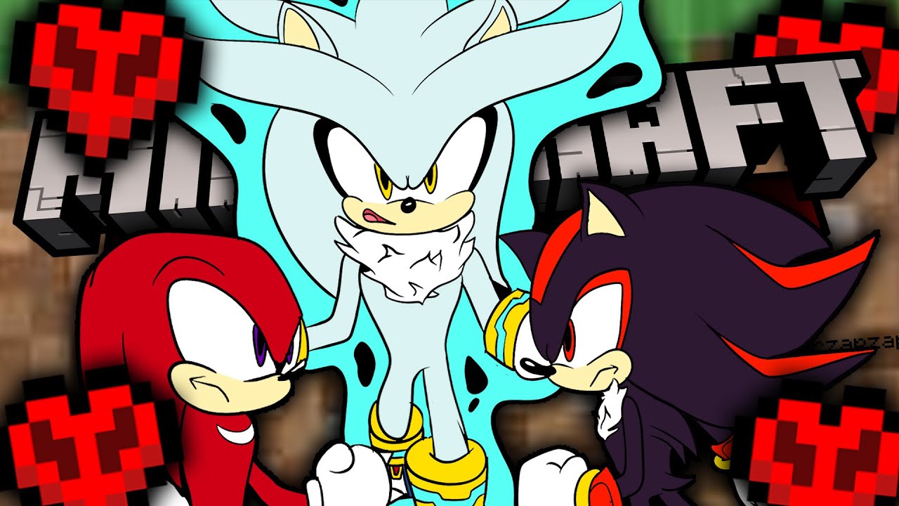 CAN SILVER SHADOW AND KNUCKLES BEAT HARDCORE MINECRAFT IN ONE STREAM ...