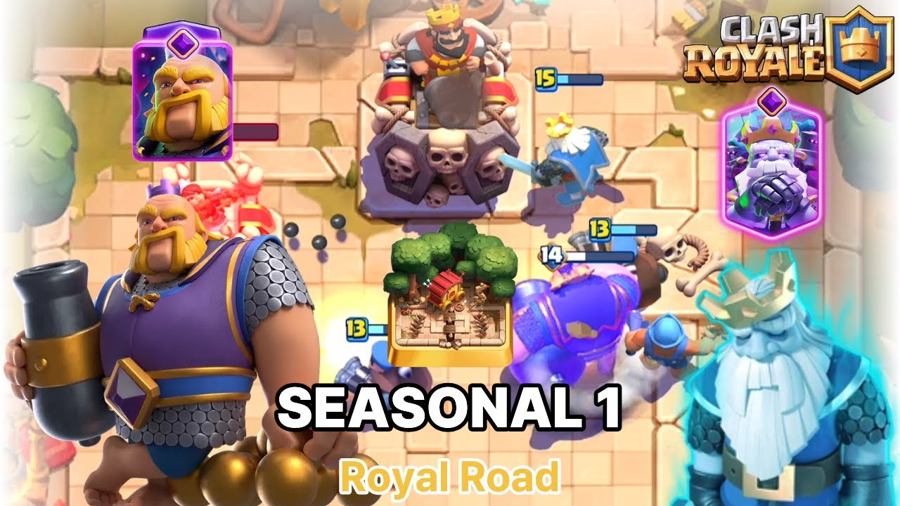 Royal Giant + Royal Ghost Cycle Deck [Clash Royale] - YouTube