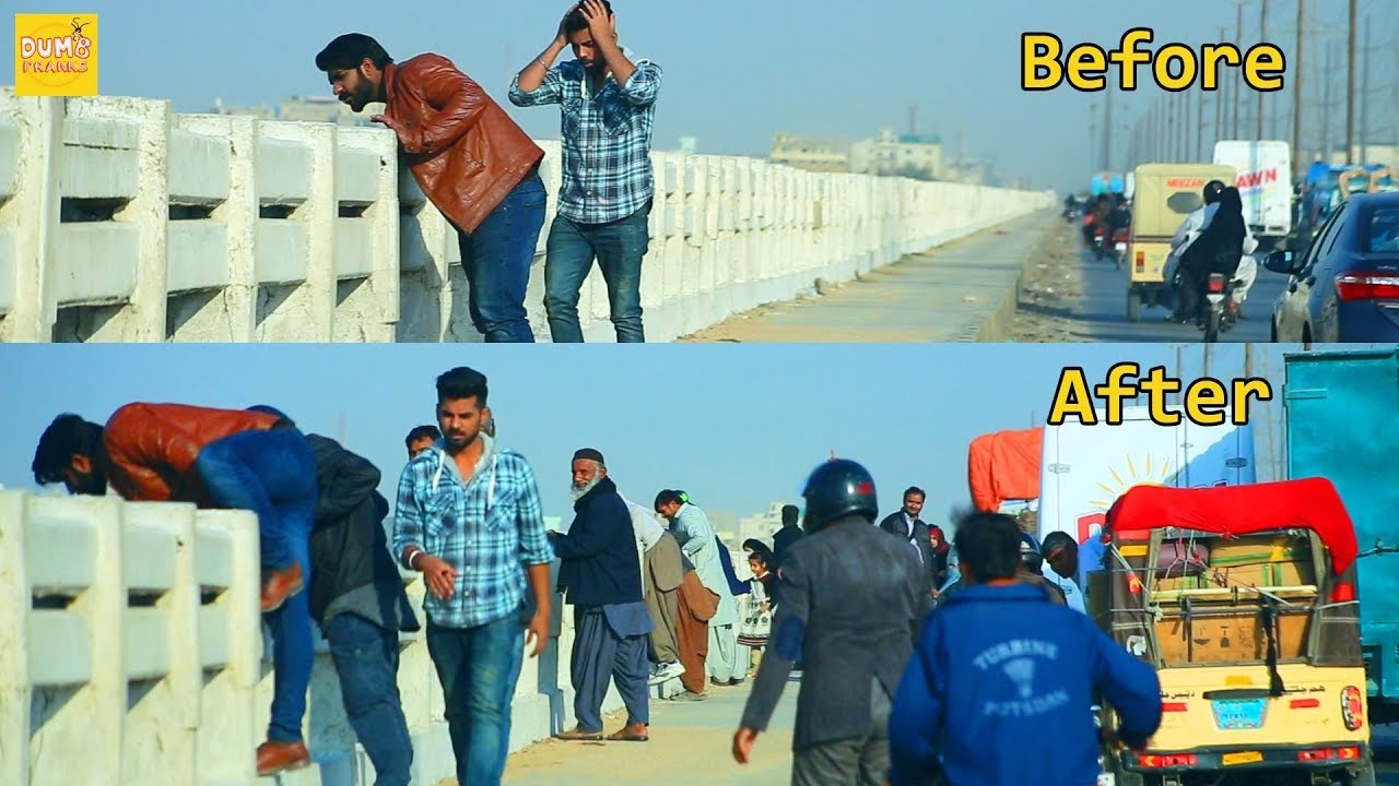 Bridge Prank (Watch Till End) - Dumb TV - YouTube