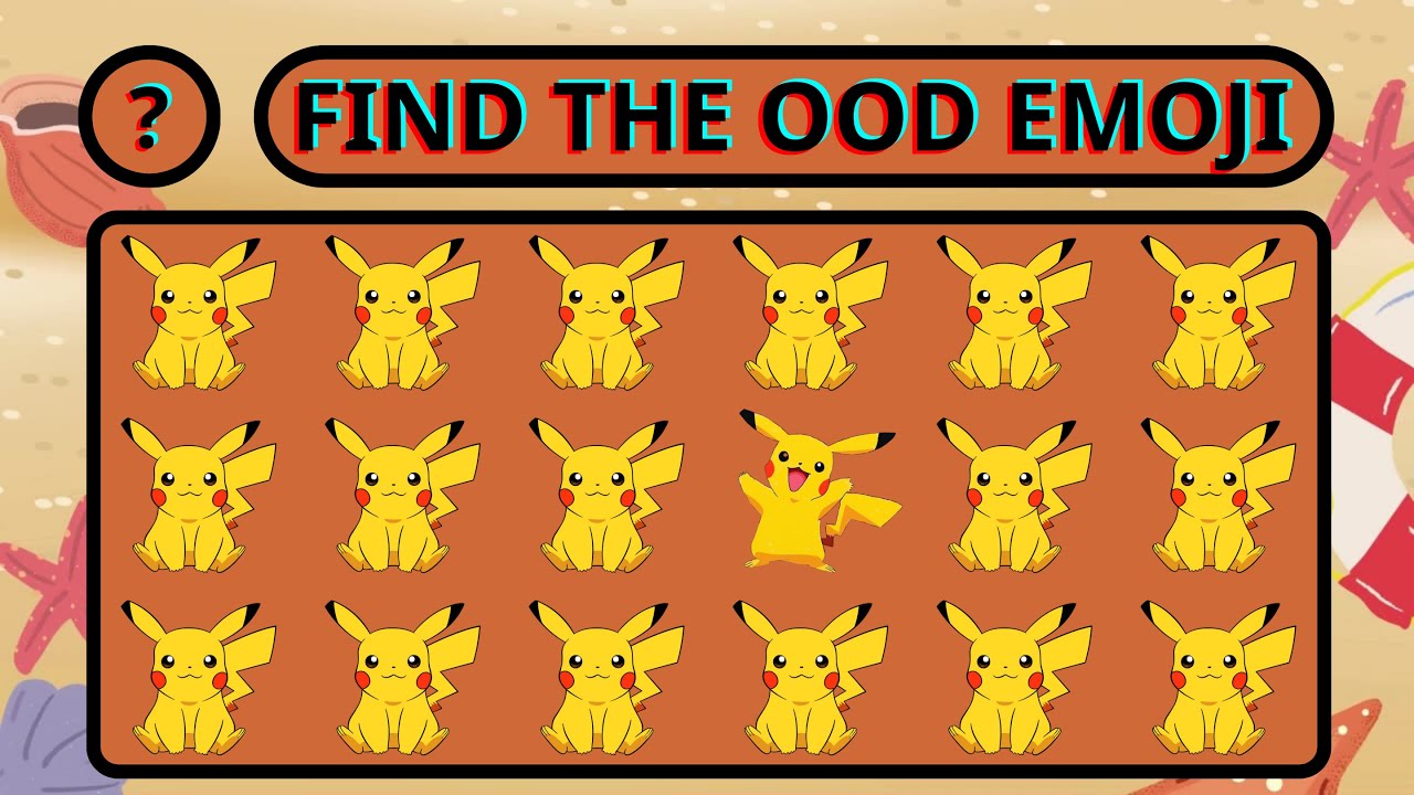 Find the ODD One Out - Pokemon Edition⚡ 🐹- Part 1 - YouTube