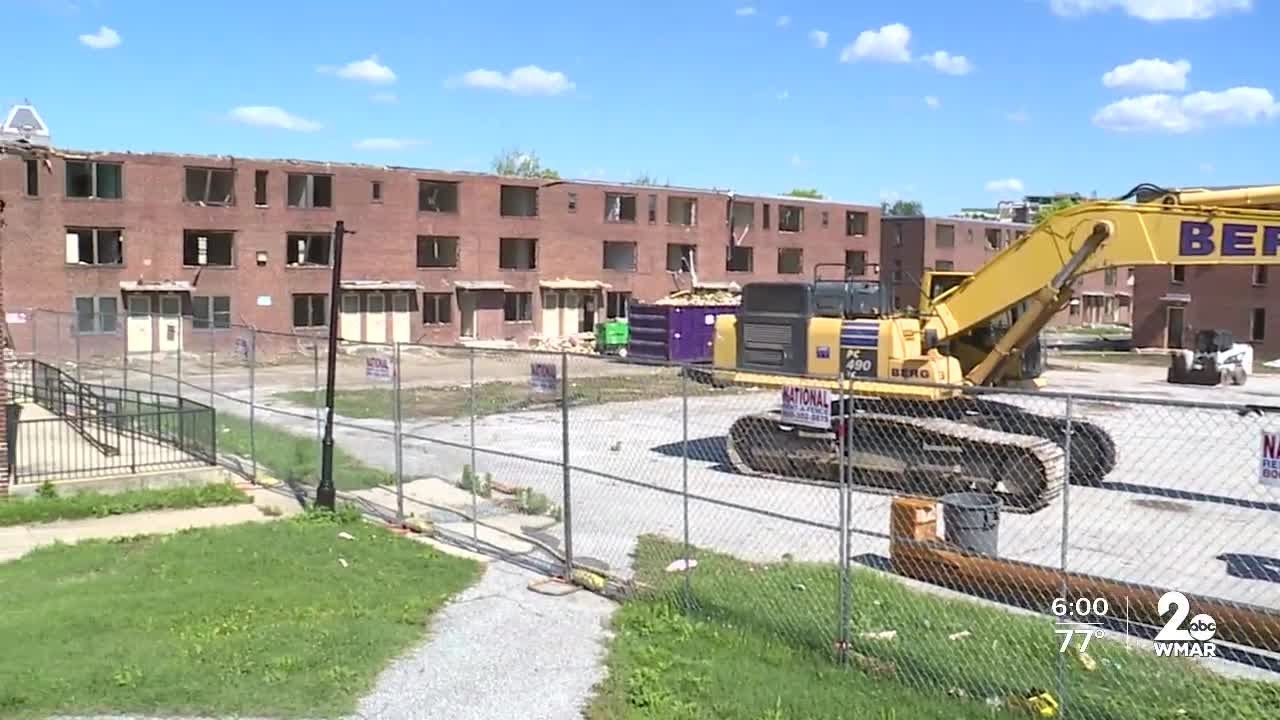 Perkins Homes public housing demolition begins in Southeast Baltimore ...
