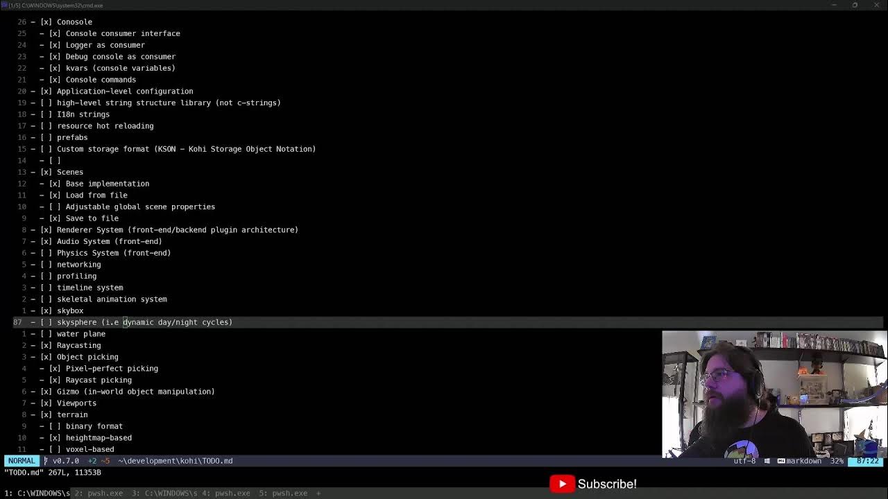 C/Vulkan Game Engine Dev Ep. 191 Finishing Scene Saving/Loading, Xforms !tts !kohi !music - YouTube