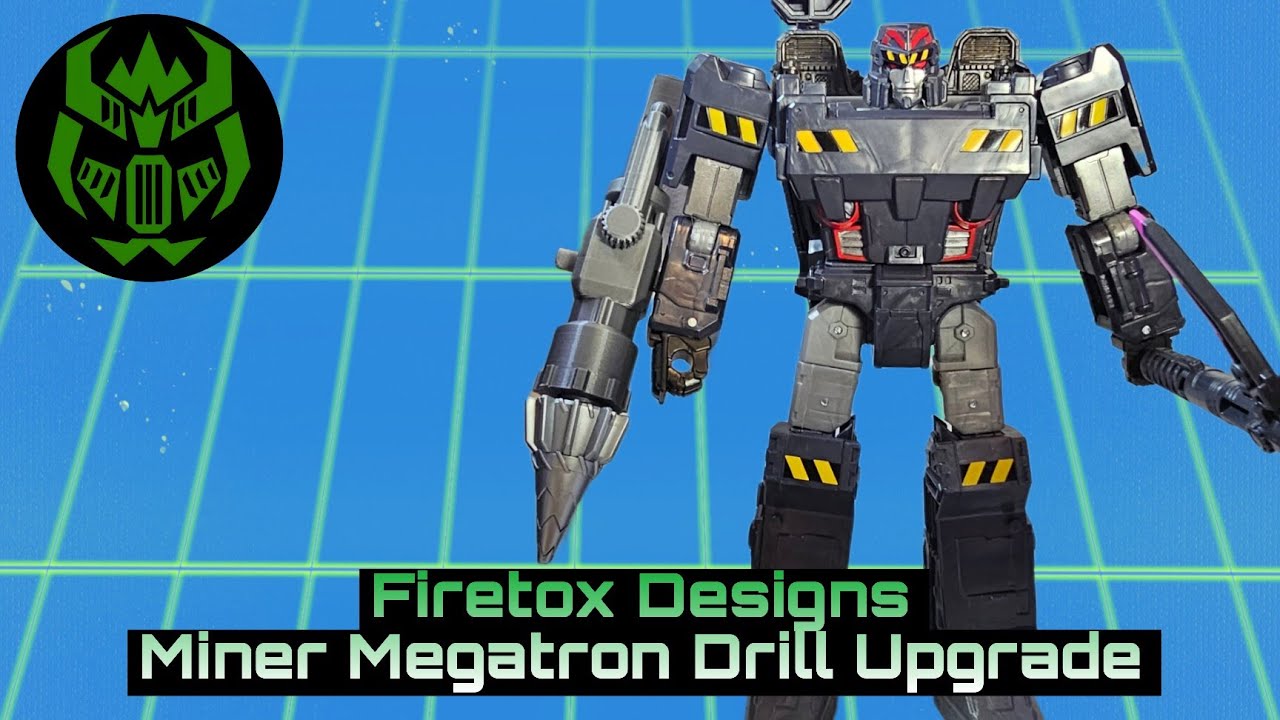 Firetox Designs - Miner Megatron Drill Upgrade #megatron #transformers ...