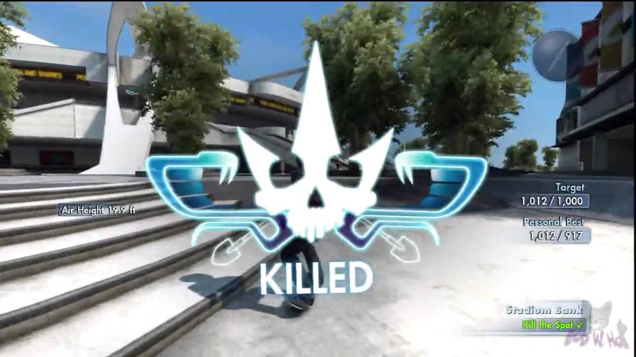 Skate 3: Own The Spot - Stadium Bank - YouTube