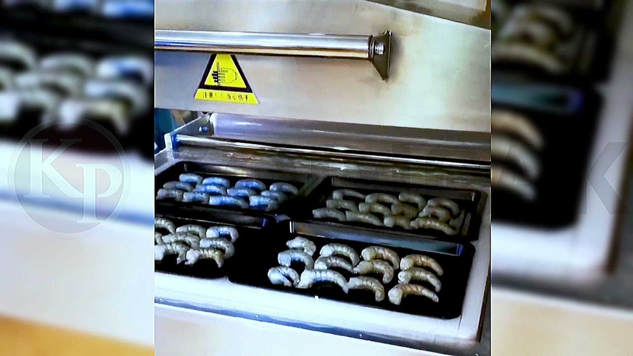Shrimp Meat Vacuum Skin Packaging Machine - YouTube