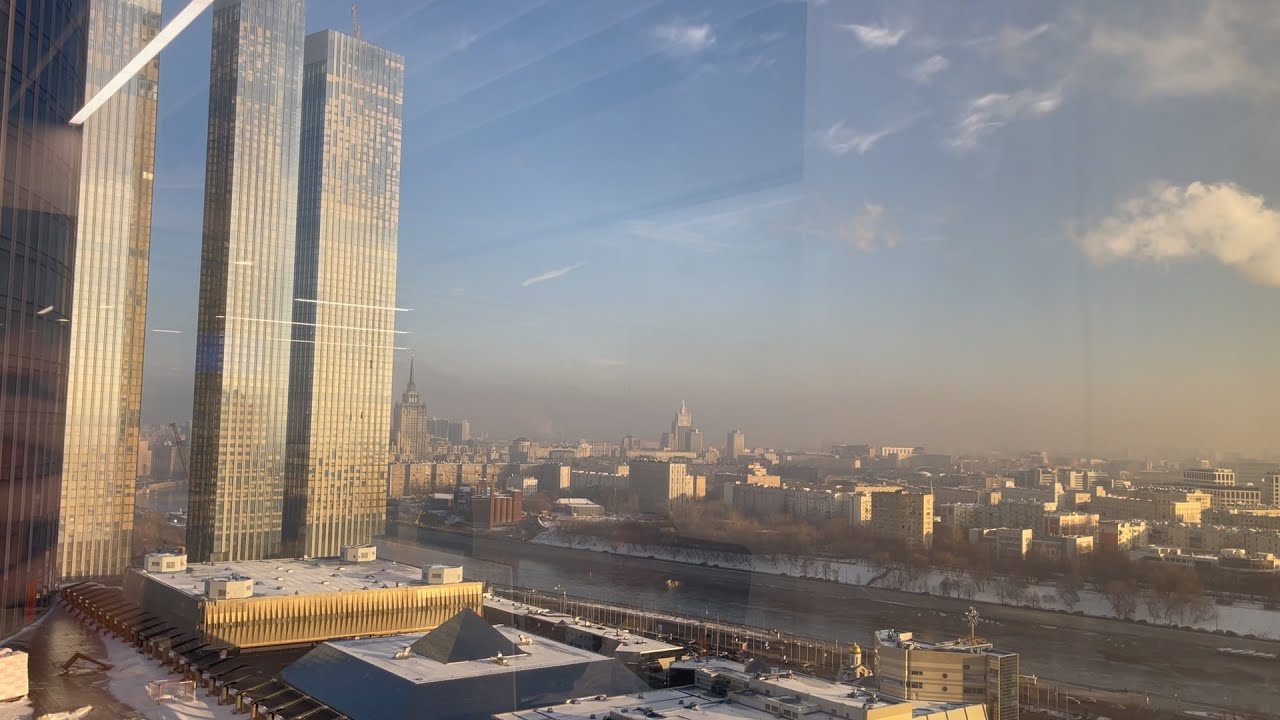 Stunning view ️ Moscow City real-estate - YouTube
