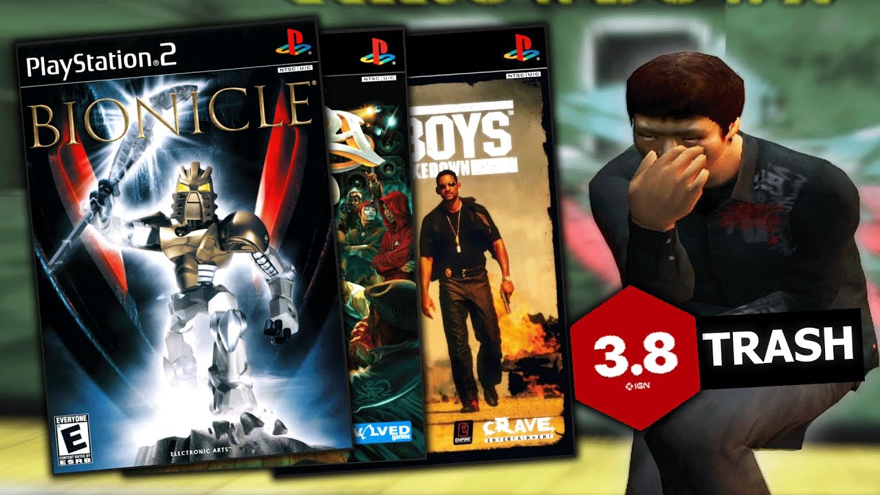 PLAYING TRASH PS2 GAMES - YouTube