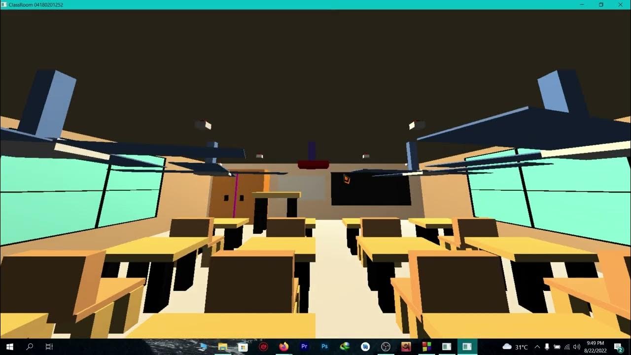 3d classroom c++ opengl glut project with source code by swan kanak | the cracker - YouTube