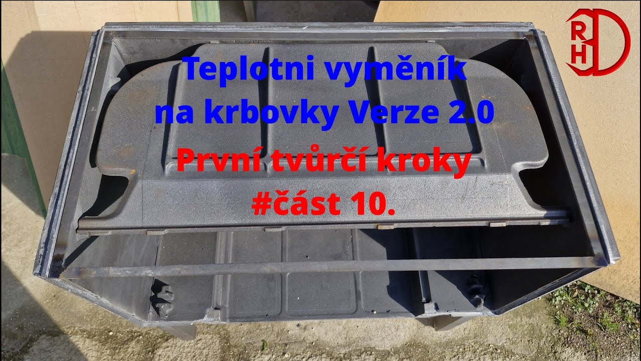 Teplotni vyměník na krbovky Verze 2 - První tvůrčí kroky #část10 # ...