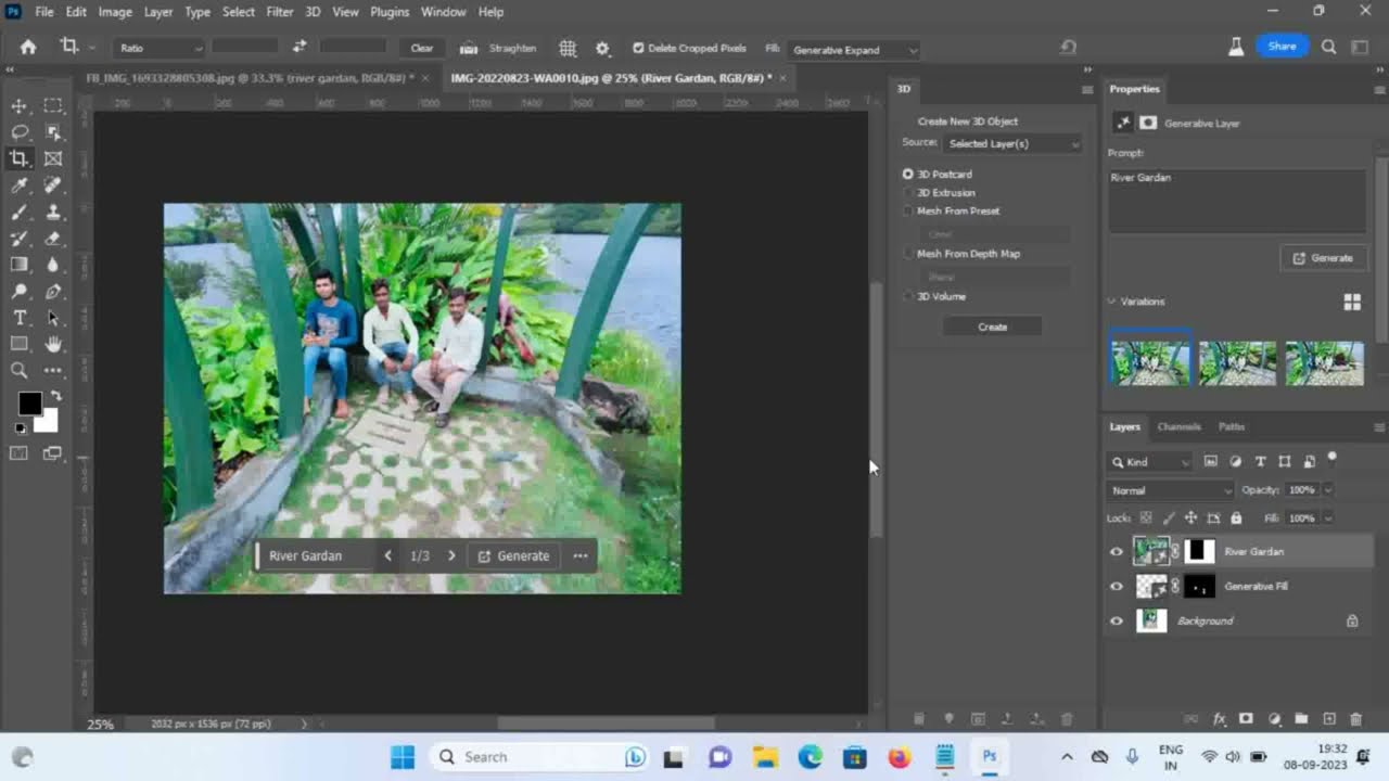 Adobe photoshop artificial intelligence Generative Fill - YouTube