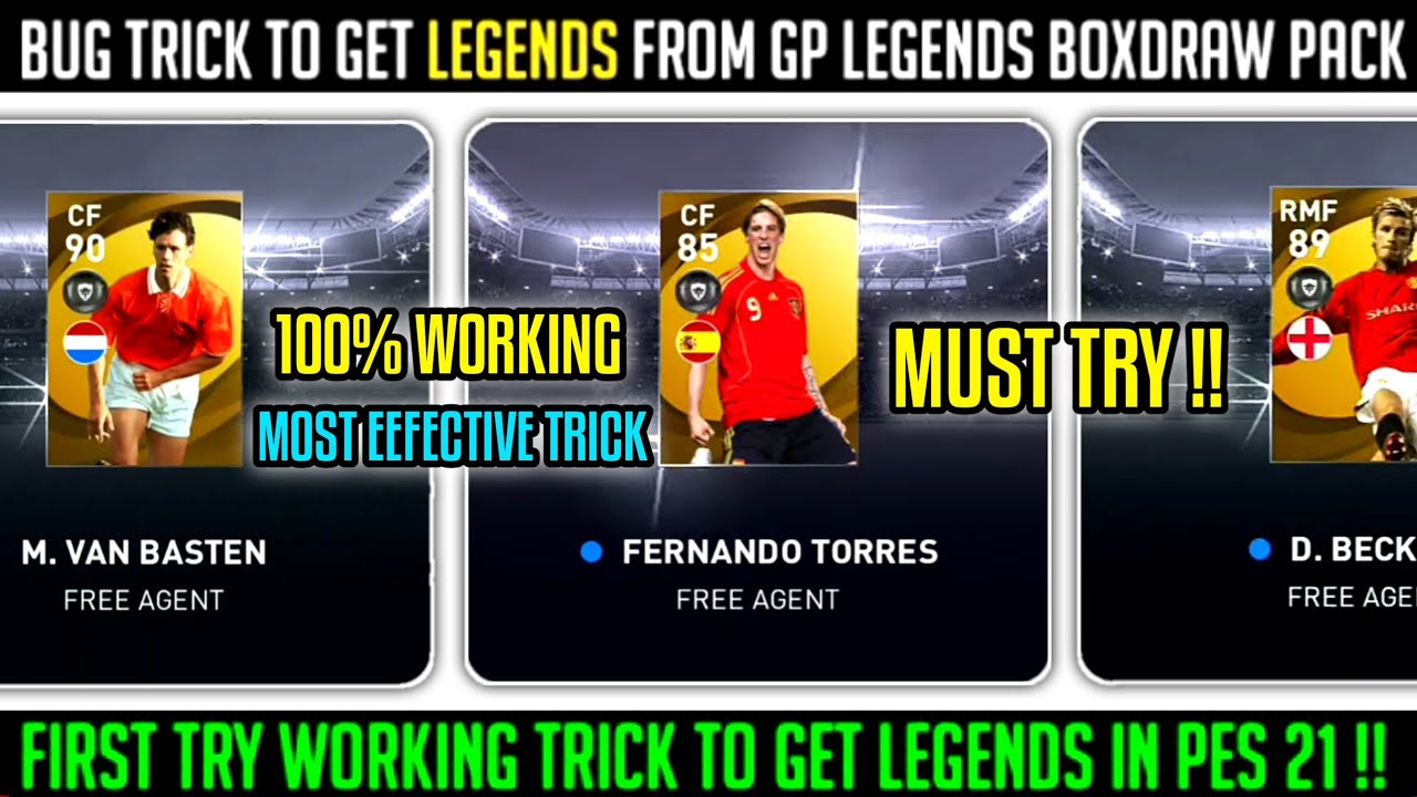 How To Get Legend In Legends-European National Teams Box | Pes 2021 ...