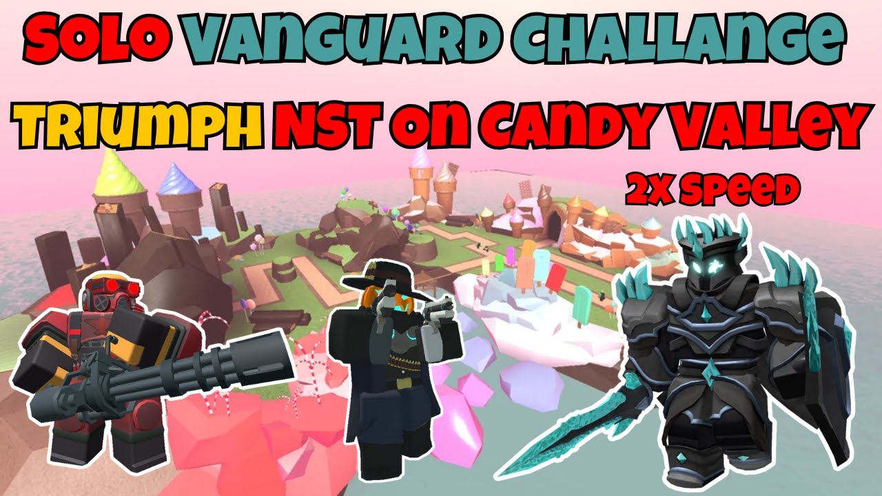 SOLO VANGUARD CHALLANGE WITH NST/NO CONSUMABLES | Roblox Tower Defense ...