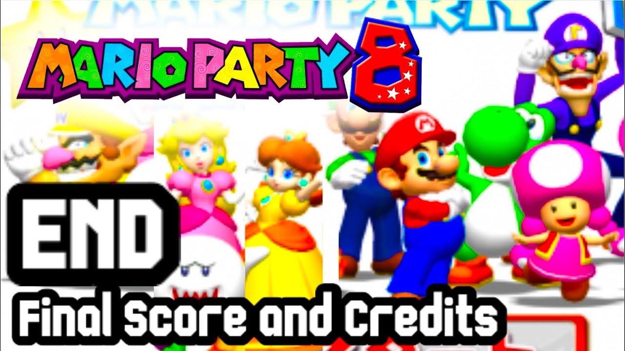 Mario Party 8 - Episode 11/End: Final Score & Credits - YouTube
