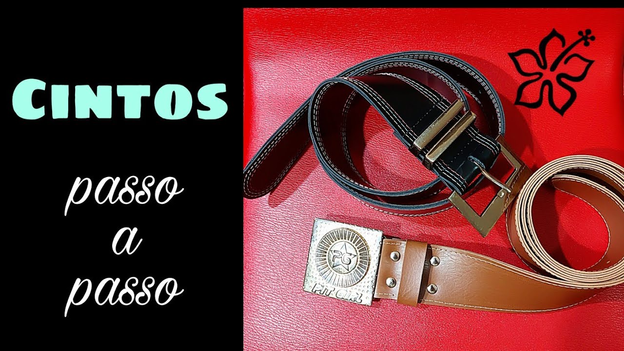 Como fazer cinto de forma simples - YouTube