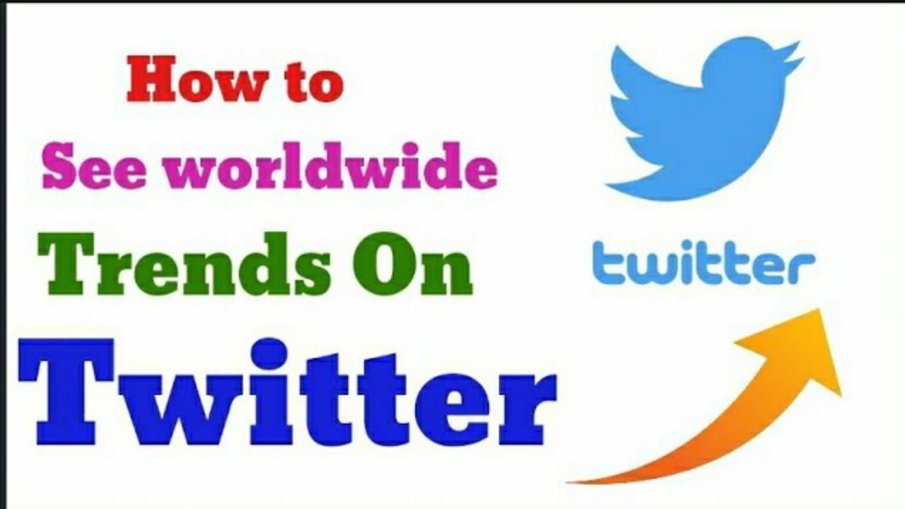 How to See worldwide Trends on Twitter 2021 - YouTube