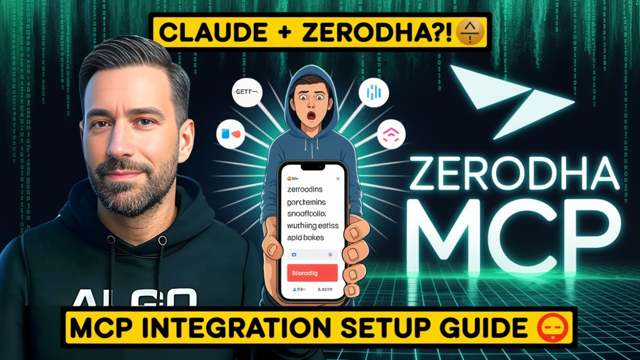 Zerodha Kite MCP Setup with Claude AI | Algo Speed. - YouTube