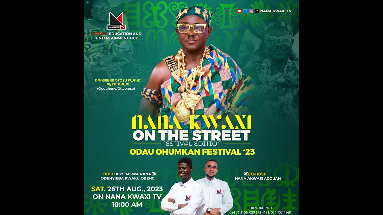 Ohumkan Festival celebration at Odau/Otwereso '23 led by Daasebre Ofosu ...