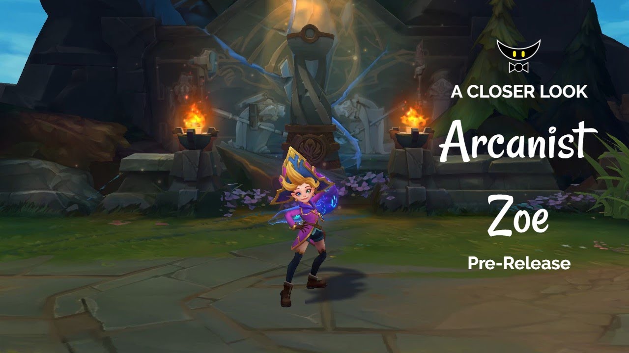Arcanist Zoe Epic Skin (Pre-Release) - YouTube