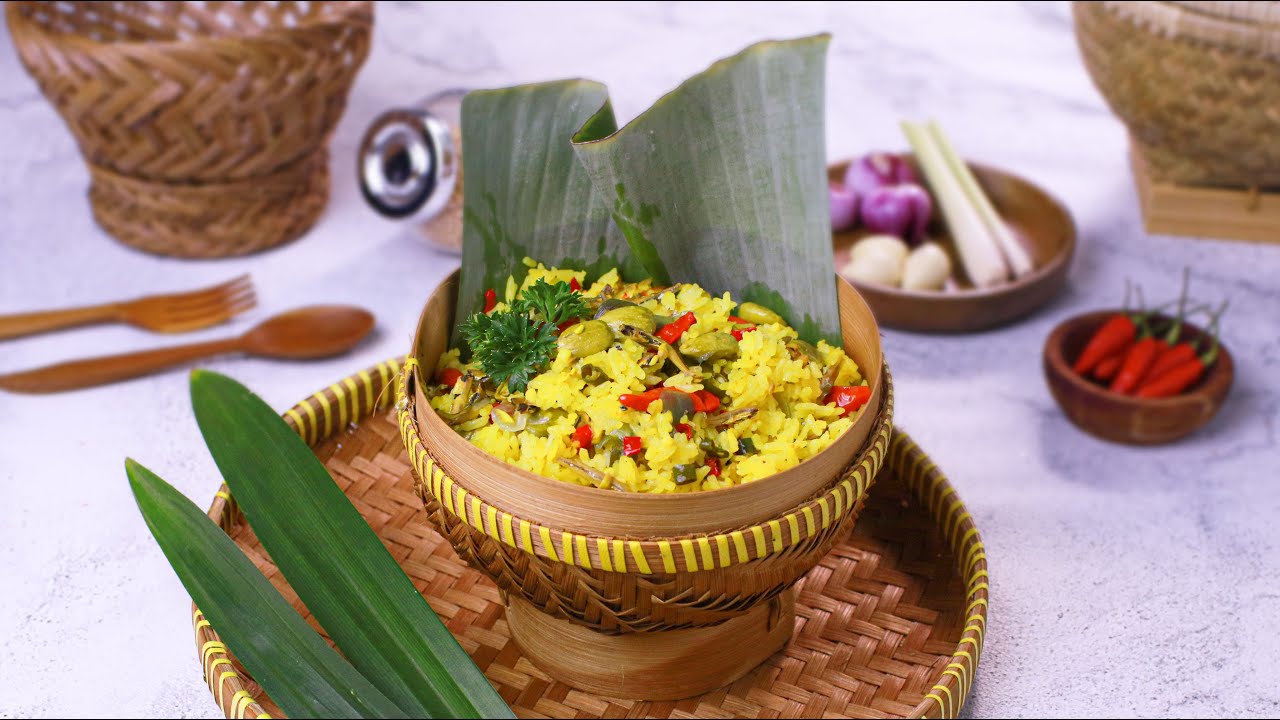 Nasi Liwet Kuning Air Kelapa - Nasi Liwet Gurih Dan Sedap - YouTube