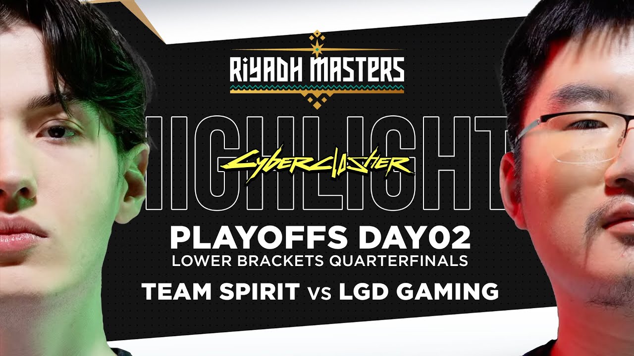 ไฮไลท์ | Team Spirit vs LGD Gaming Riyadh Master 2024 Playoffs - YouTube