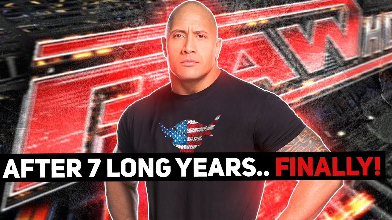 When The Rock Returned After 7 Years Away! - YouTube