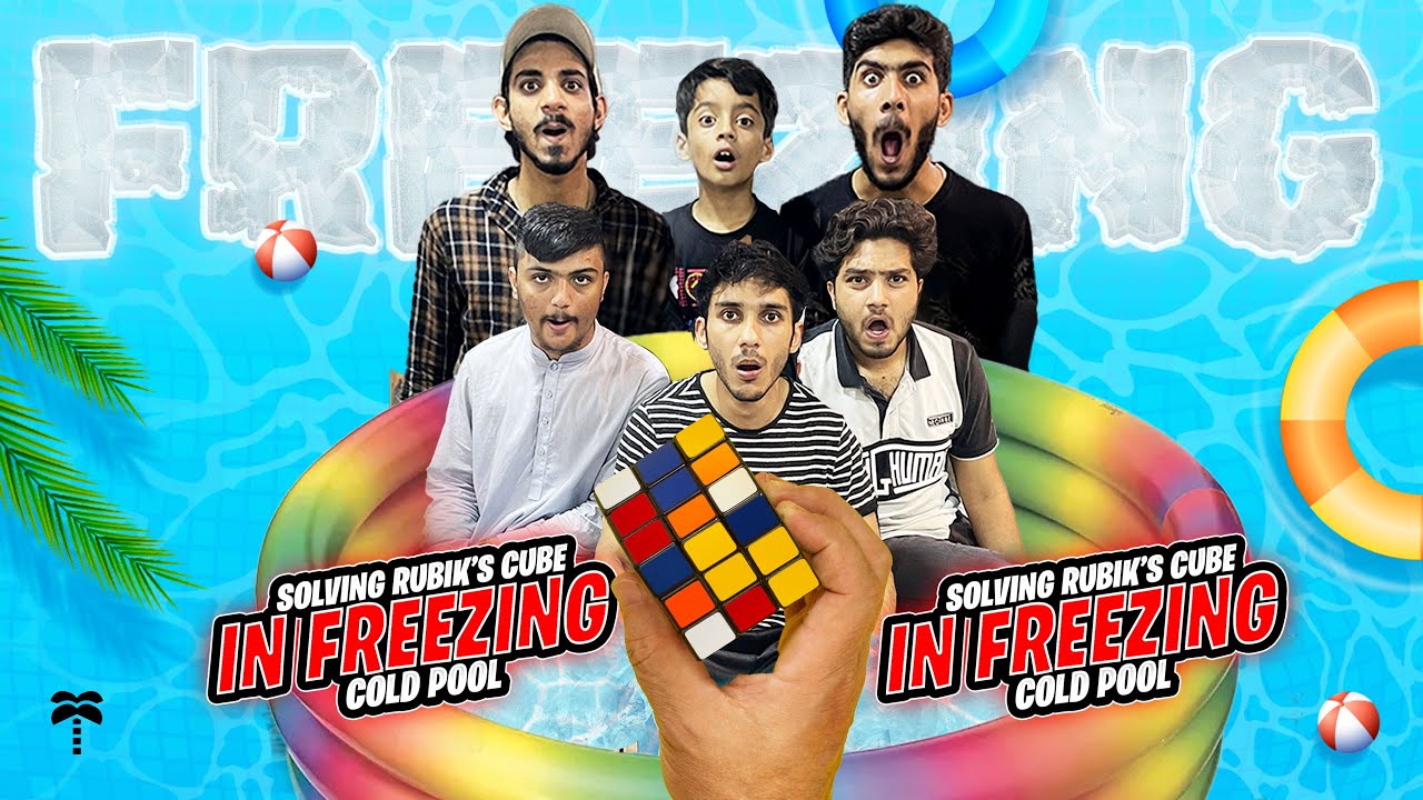 Solving RUBIK’S CUBE in a FREEZING cold ICE bath 🧊🥶 - YouTube