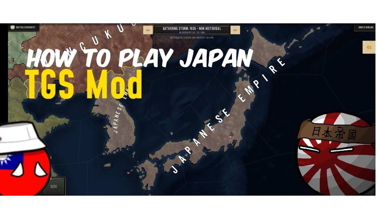 How to play japan aoh2 Tgs - YouTube
