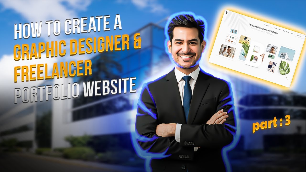 How to Create a Graphic designer Portfolio Website with WordPress ...