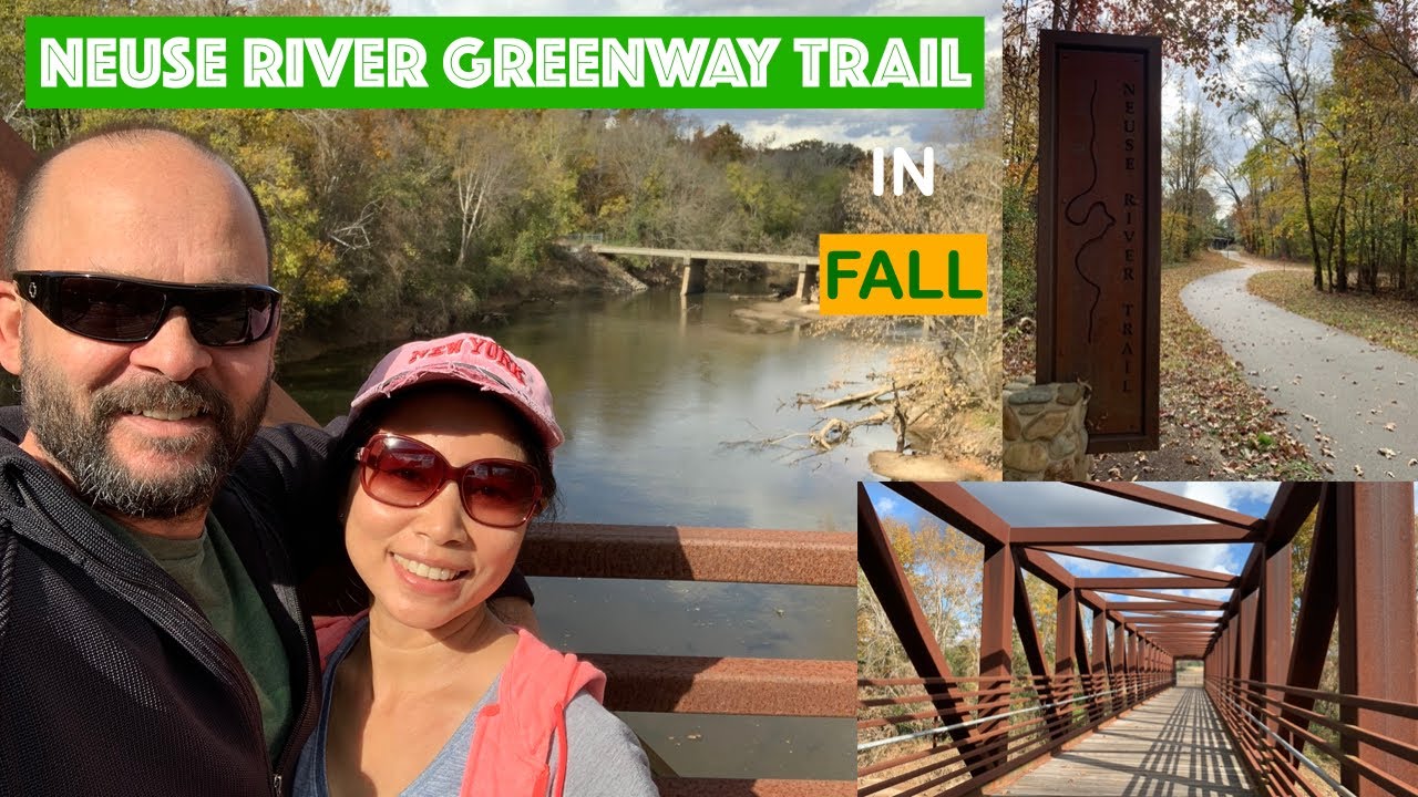 NEUSE RIVER GREENWAY TRAIL, BIKING TRAIL IN RALEIGH. FALL SEASON. - YouTube