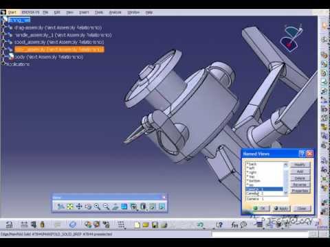 Catia V5 Tutorial-80 Custom View Positions - YouTube