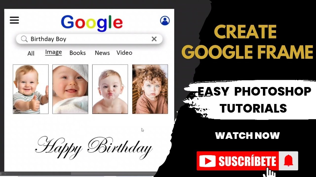 Google Frame Design in photoshop Step by Step Guide? ||Photoshop ...