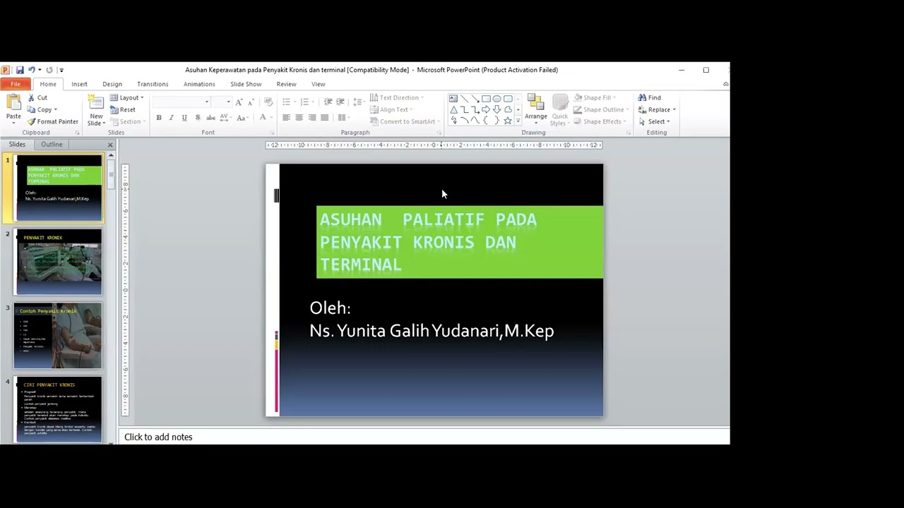 Record Keperawatan Menjelang Ajal dan Paliatif Pertemuan 8 - YouTube