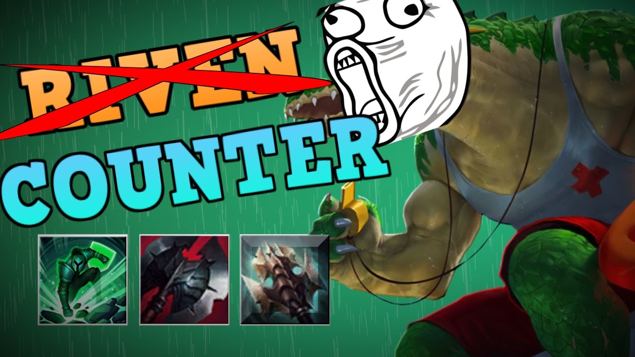 RIVEN COUNTER - RENEKTON TOP FULL GAMEPLAY - League of Legends Season 7 ...