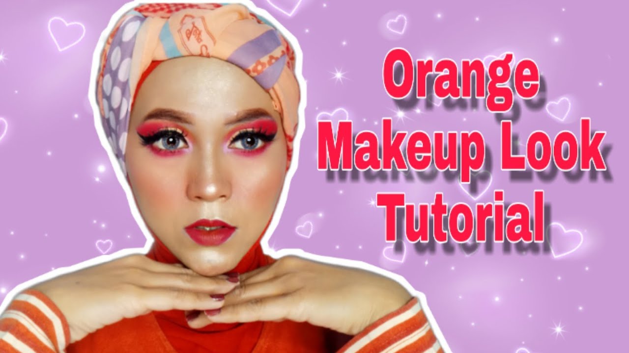 Orange Makeup Look Tutorial - YouTube