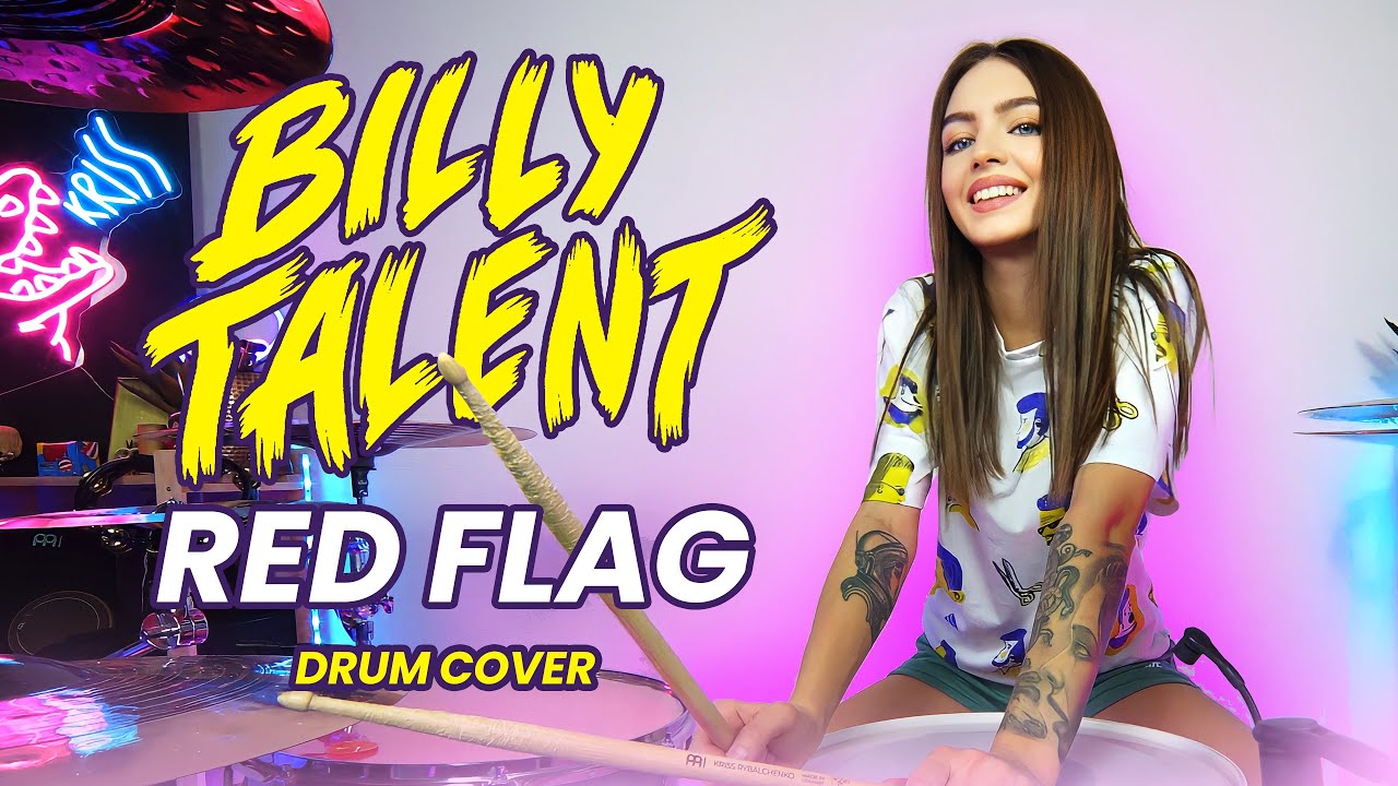 Billy Talent - Red Flag - Drum Cover by Kristina Rybalchenko - YouTube