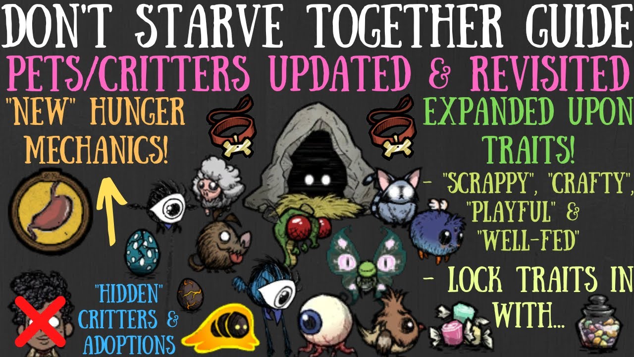 Pets/Critters Updated & Revisited! "New" Hidden Mechanics - Don't ...