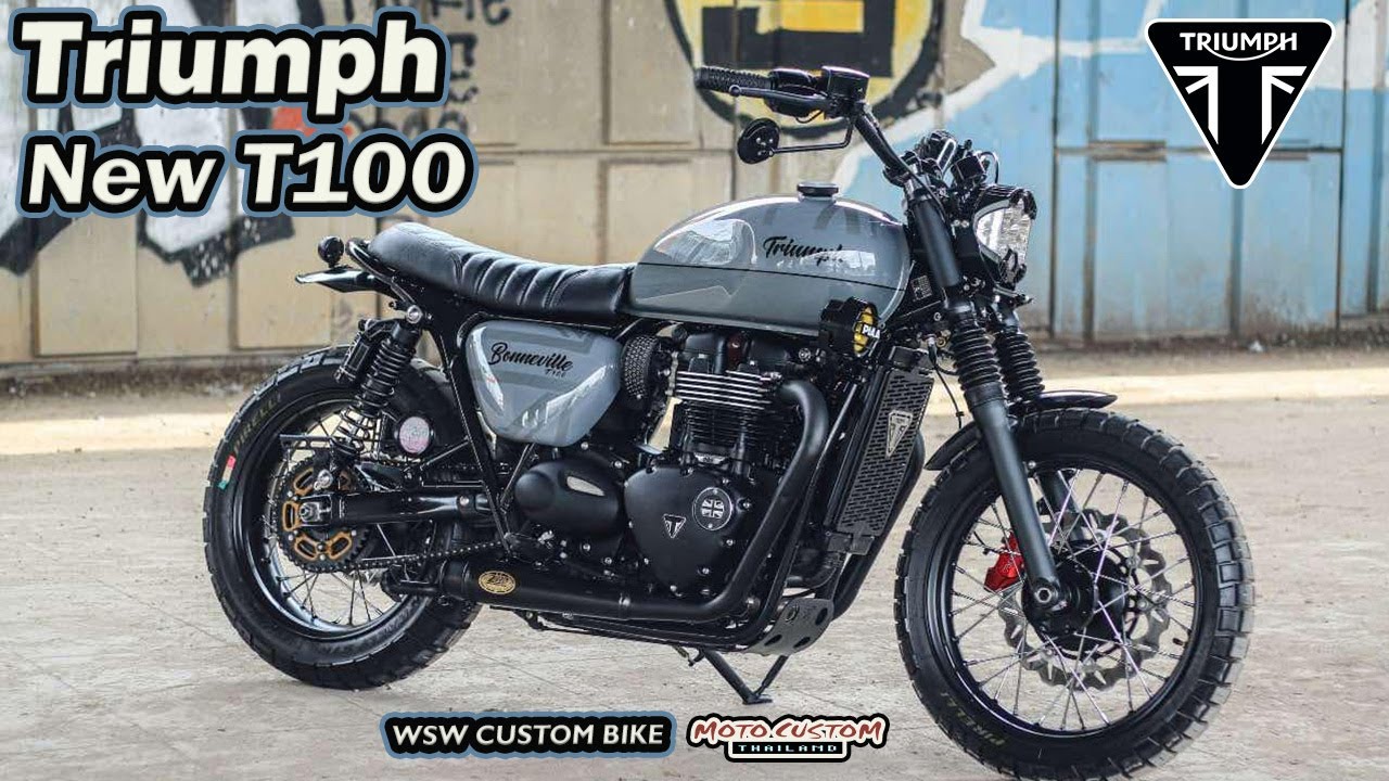 EP205 รีวิว TRIUMPH New T100 Custom BY WSW CUSTOMBIKE - YouTube