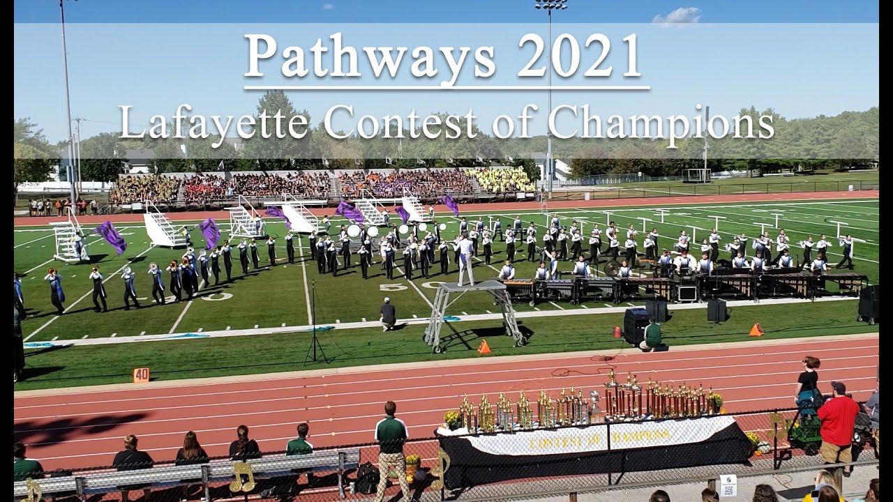 Sept 25 2021 - FZN Marching Band performing Pathways at Lafayette - YouTube