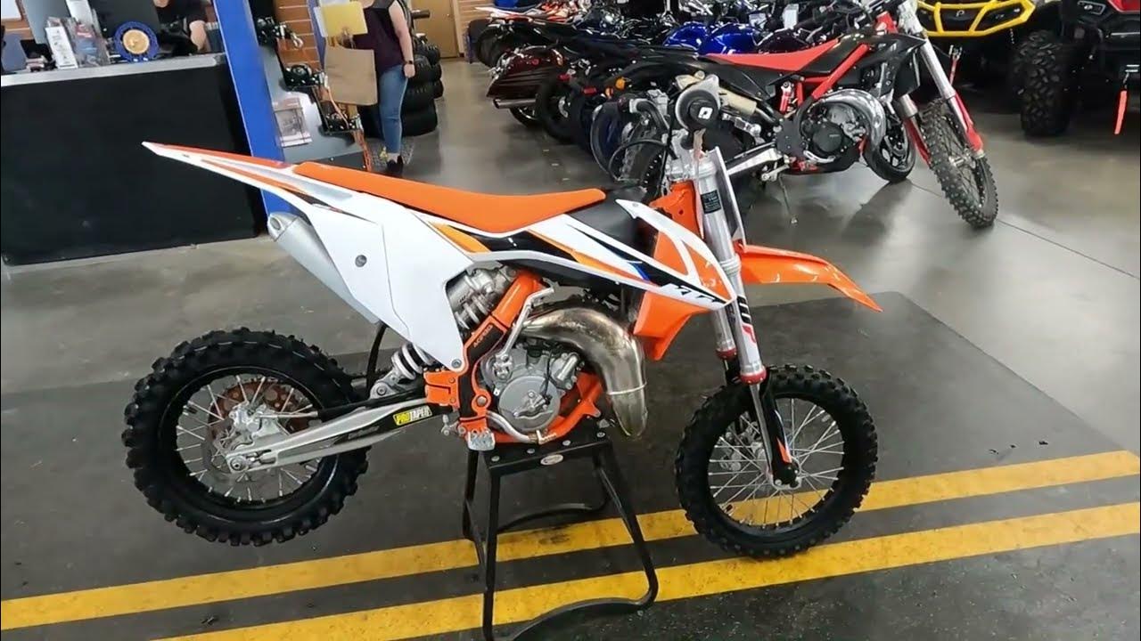 Used 2021 KTM 65 SX Dirt Bike For Sale In Grimes, IA - YouTube