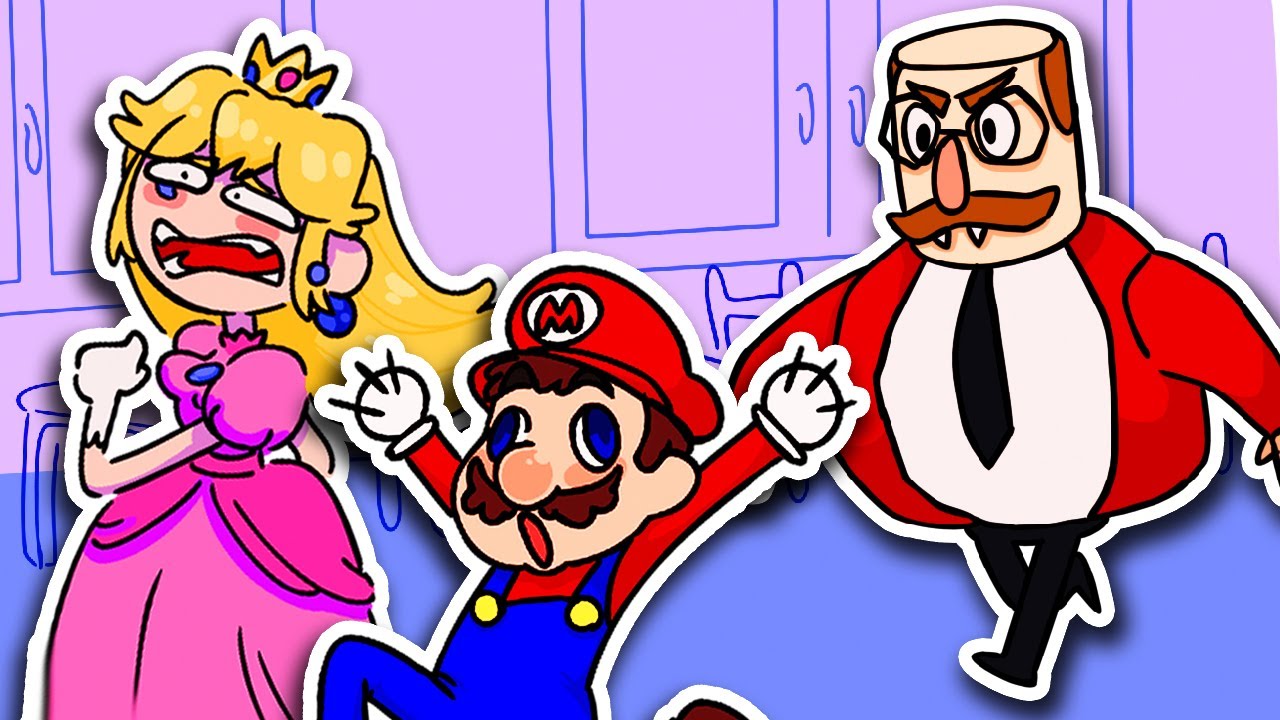 📚👨‍🏫 ESCAPE FROM EVIL PRINCIPAL!!! Mario Plays Escape The Evil ...