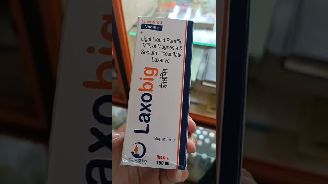 Laxobig laxative suspension, light liquid paraffin, milk of magnesia ...