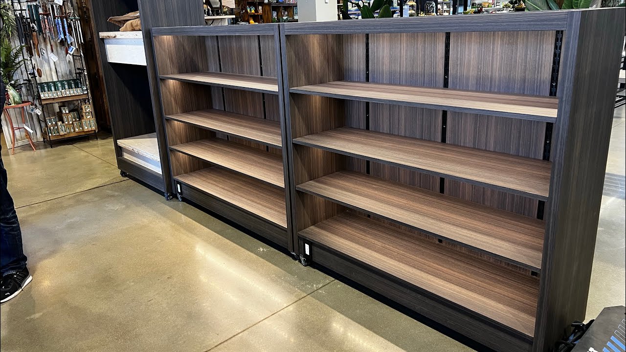 Custom display shelves w/LEDs - YouTube