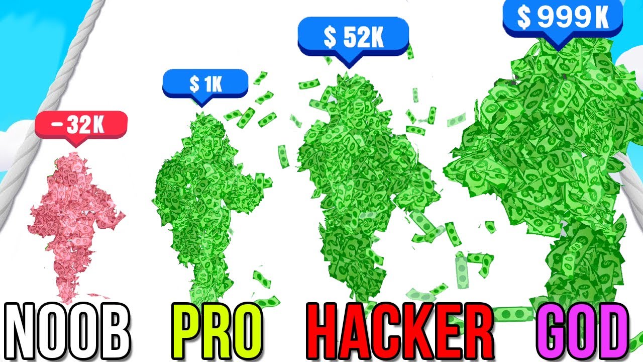 Collected a big man out of money! 💸 NOOB vs PRO vs HACKER vs GOD in ...