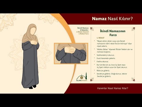 İkindi Namazının Farzı Nasıl Kılınır? (Kadınlar için İkindi Namazının Farzının Kılınışı)