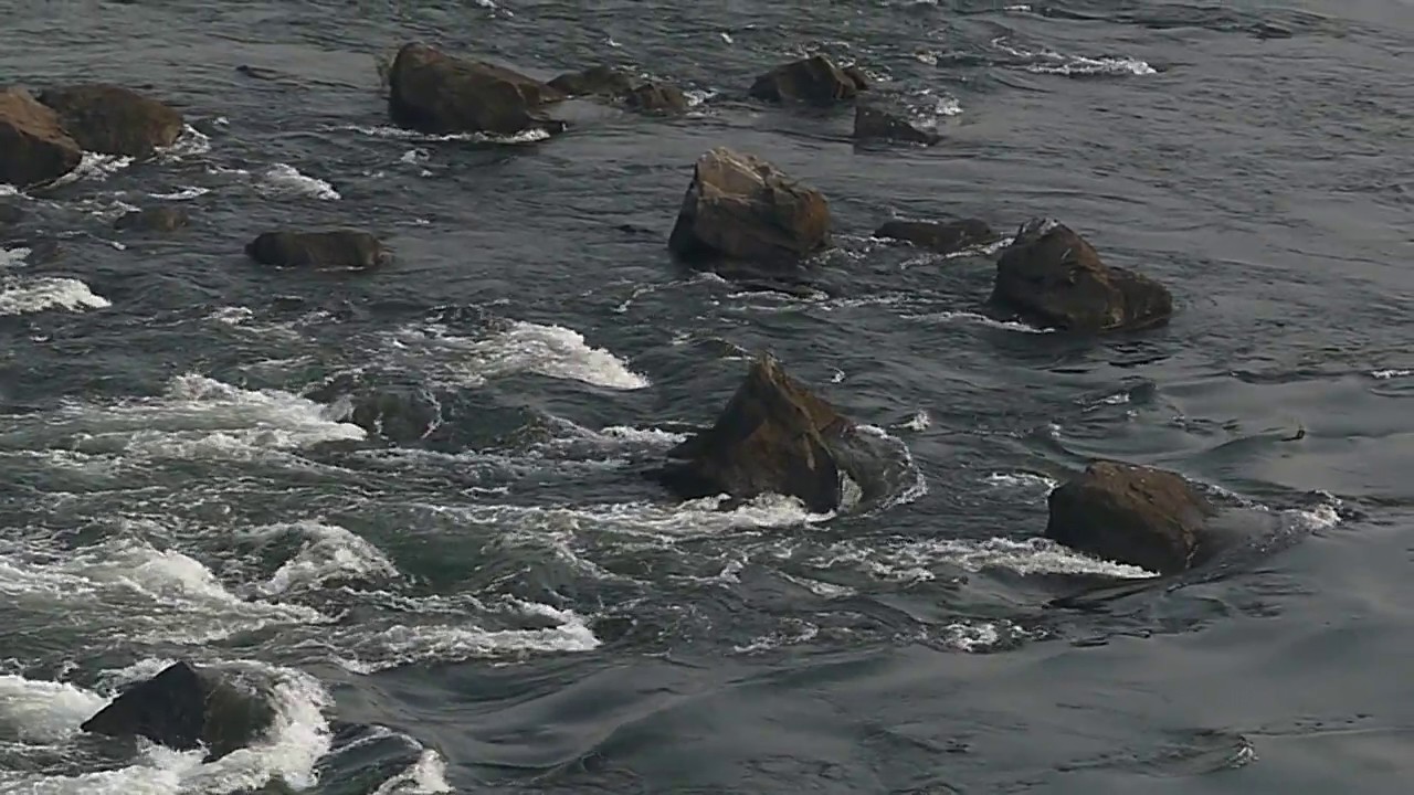 Water release from dam.A slow motion video. - YouTube