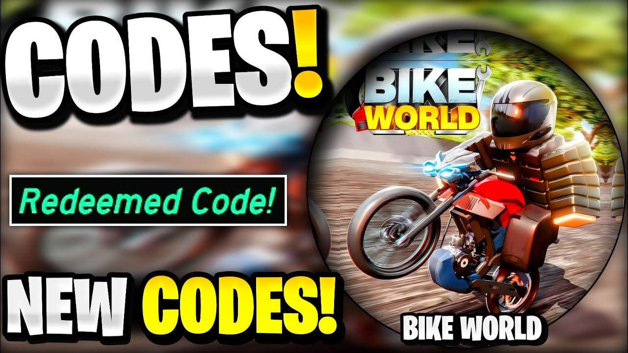 🔥*NEW* All Working CODES FOR BIKE WORLD! ROBLOX BIKE WORLD CODES - YouTube