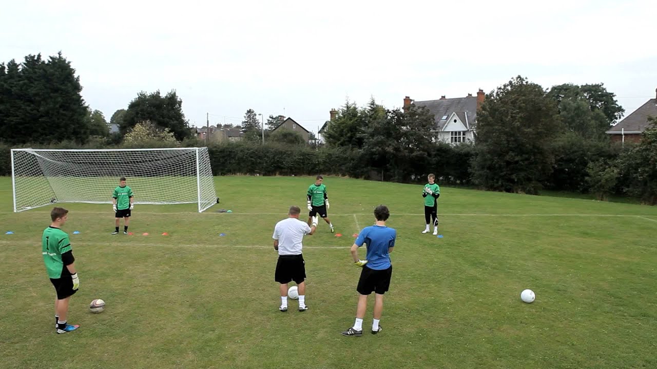 Goalkeeper Training - Set Position and Footwork Part 2 - YouTube