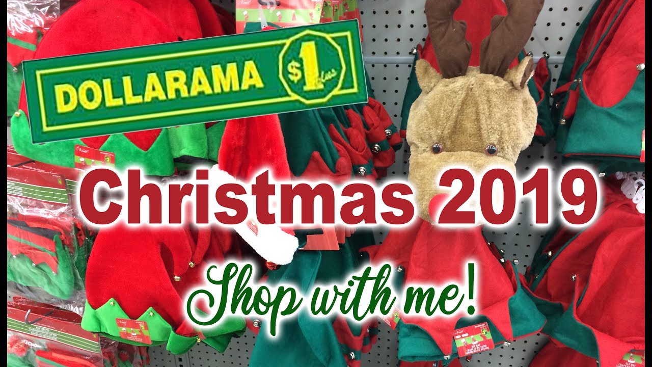Dollarama Christmas 2019 shop with me - YouTube