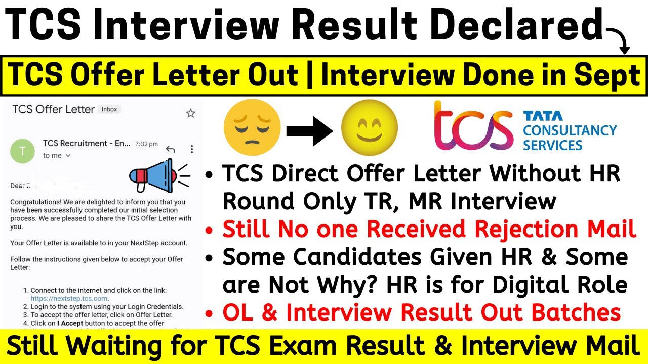 Breaking News TCS Direct Sending Offer Letter for Everyone After ...
