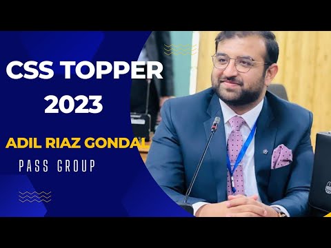Css 2023 Topper | Adil Riaz Gondal | PAS | CSS 2023 Result - YouTube